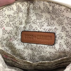 Coco + Carmen | Bags | Coco Carmen Neutral Woven Chain Crossbody Purse ...